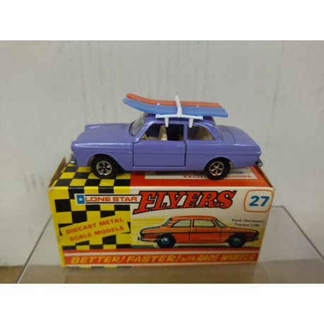 FORD (GERMANY) TAUNUS 12M 1:64 LONE STAR FLYERS - BCN STOCK CARS