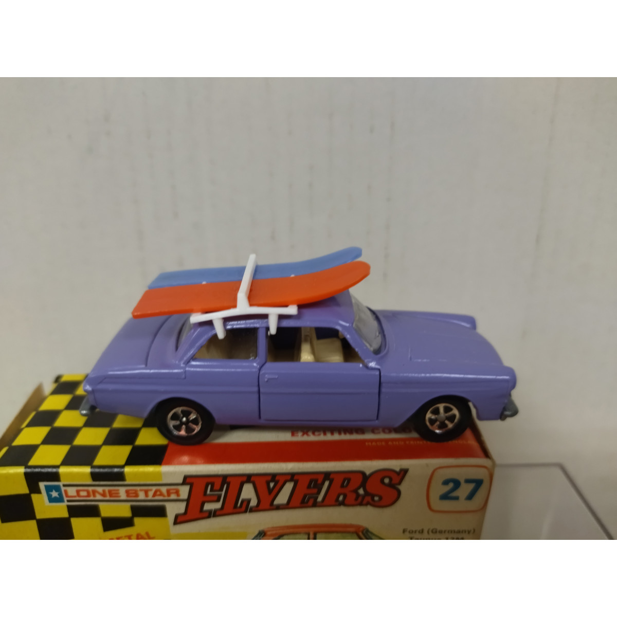 FORD (GERMANY) TAUNUS 12M 1:64 LONE STAR FLYERS - BCN STOCK CARS