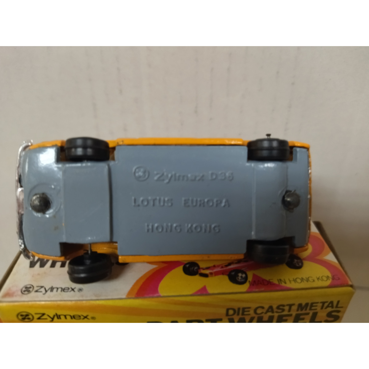 LOTUS EUROPA ORANGE 1:64 ZYLMEX D36 VINTAGE BOX DYNAMIGHTS HONG KONG ...