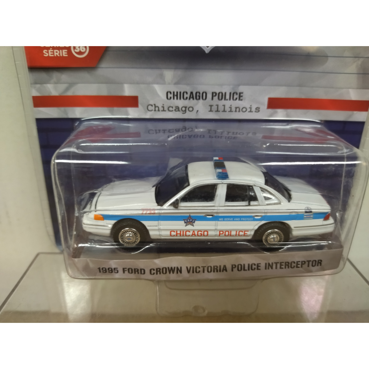 FORD CROWN VICTORIA POLICE INTERCEPTOR 1995 USA POLICE CHICAGO 1:64 ...