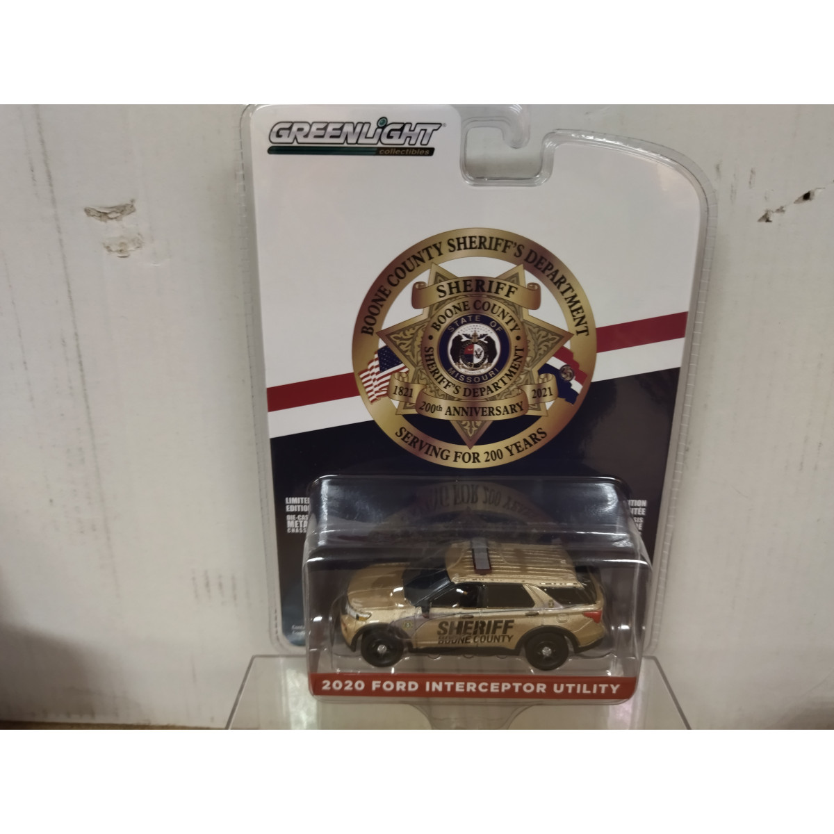 FORD INTERCEPTOR UTILITY 2020 USA POLICE SHERIFF BOONE COUNTY 1:64 ...