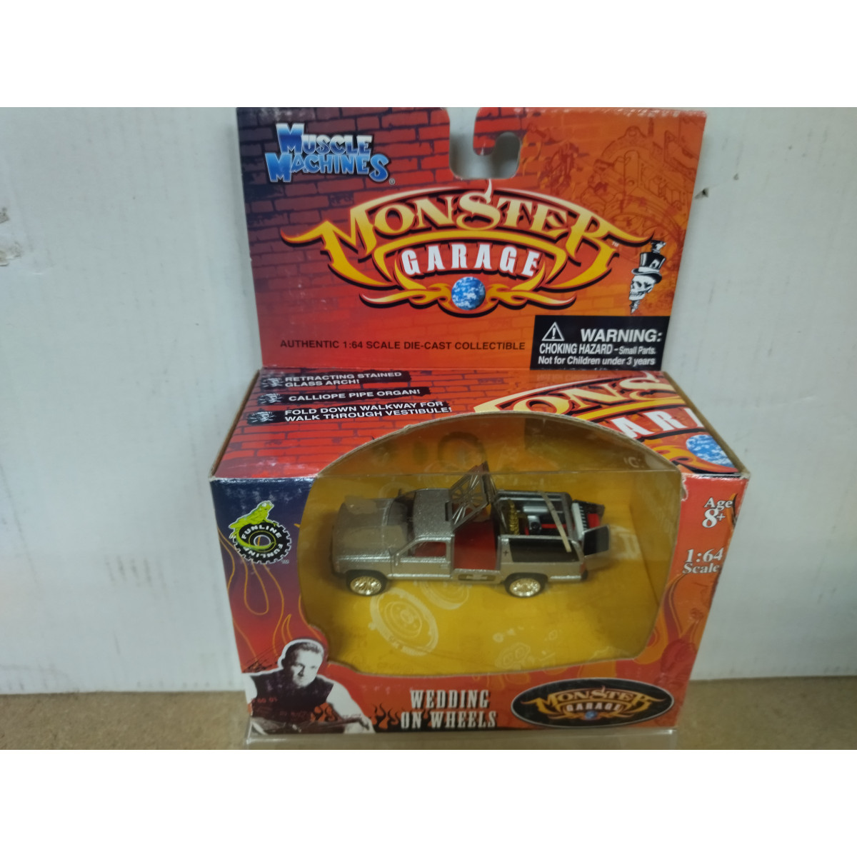 WEDDING IN WHEELS MONSTER GARAGE 1:64 MUSCLE MACHINES ACTION - BCN ...