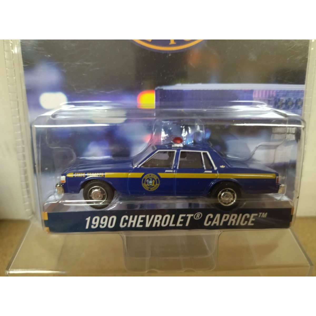 CHEVROLET CAPRICE 1990 USA POLICE NEW YORK STATE POLICE 1:64 GREENLIGHT ...