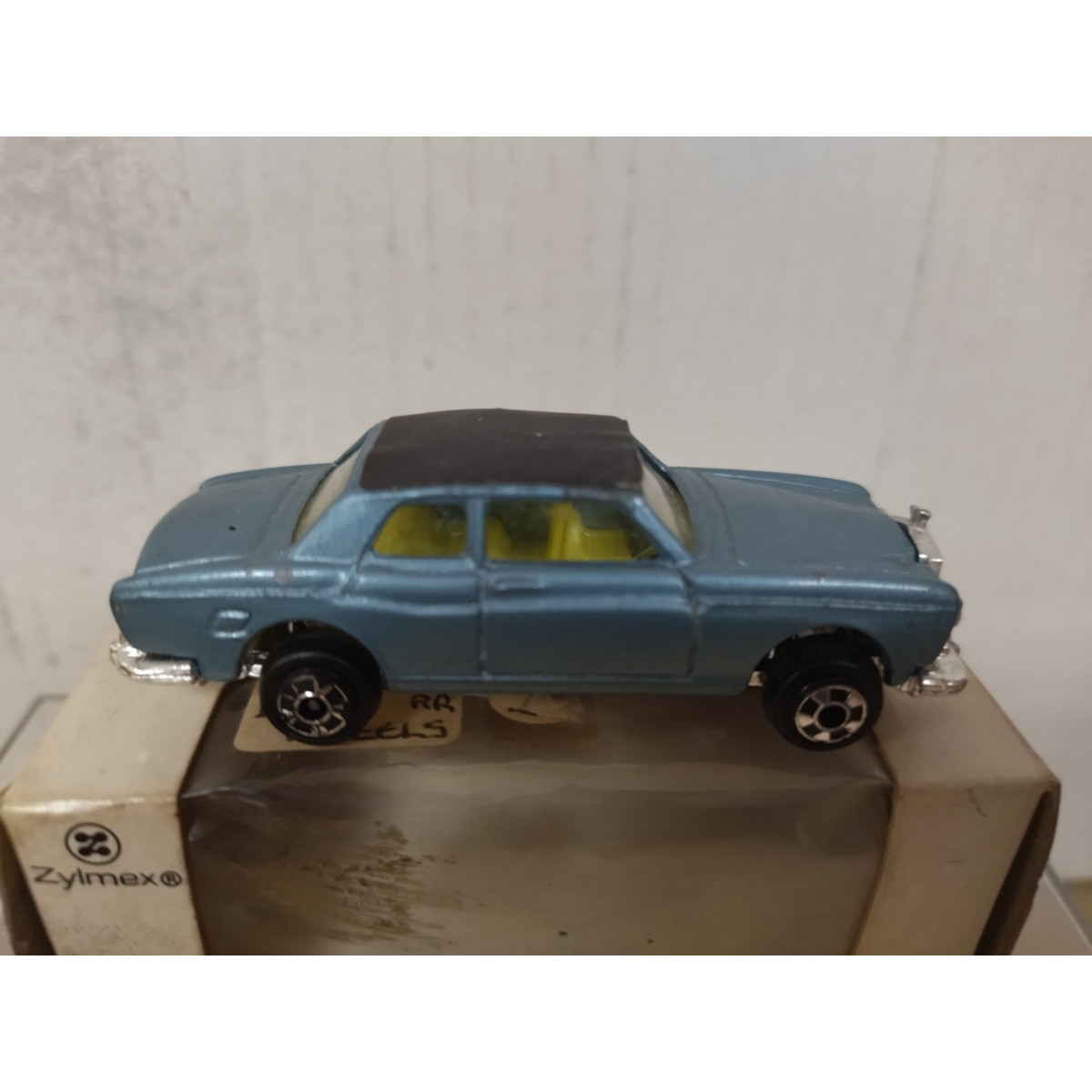ROLLS ROYCE BLUE & BLACK apx 1:64 ZYLMEX D44 VINTAGE BOX HONG KONG ...
