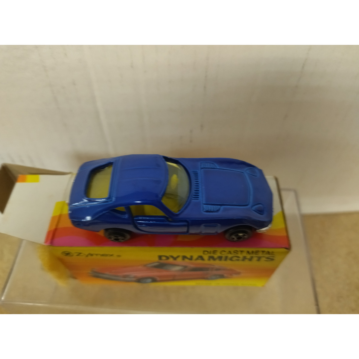 TOYOTA 2000 GT BLUE apx 1:64 ZYLMEX P303 VINTAGE BOX DYNAMIGHTS HONG KONG - BCN STOCK CARS