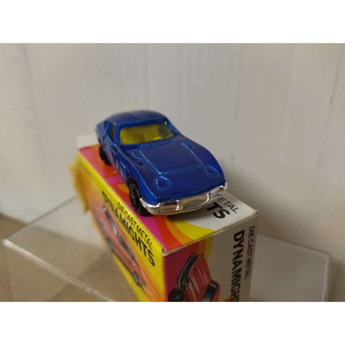 TOYOTA 2000 GT BLUE apx 1:64 ZYLMEX P303 VINTAGE BOX DYNAMIGHTS HONG KONG - BCN STOCK CARS