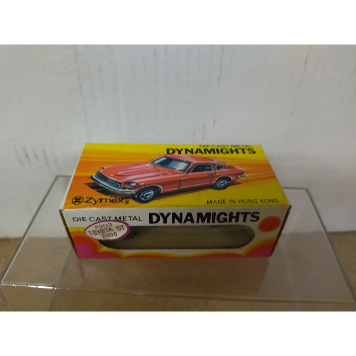 TOYOTA 2000 GT BLUE apx 1:64 ZYLMEX P303 VINTAGE BOX DYNAMIGHTS HONG KONG - BCN STOCK CARS