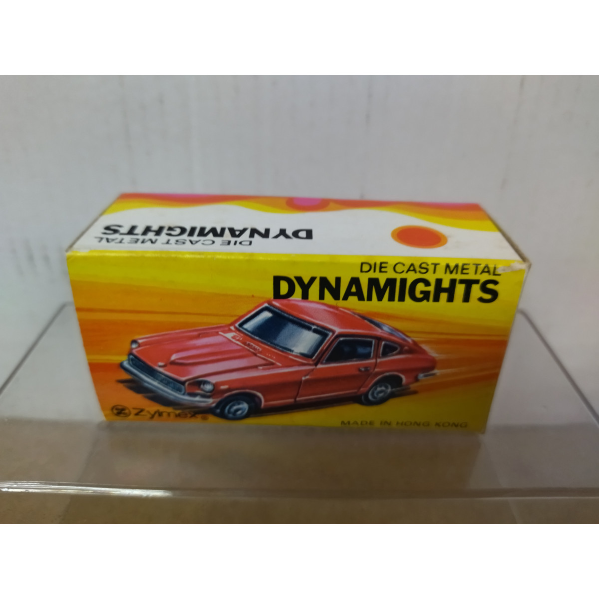 DATSUN FAIRLADY DARK RED apx 1:64 ZYLMEX P302 VINTAGE BOX HONG KONG ...