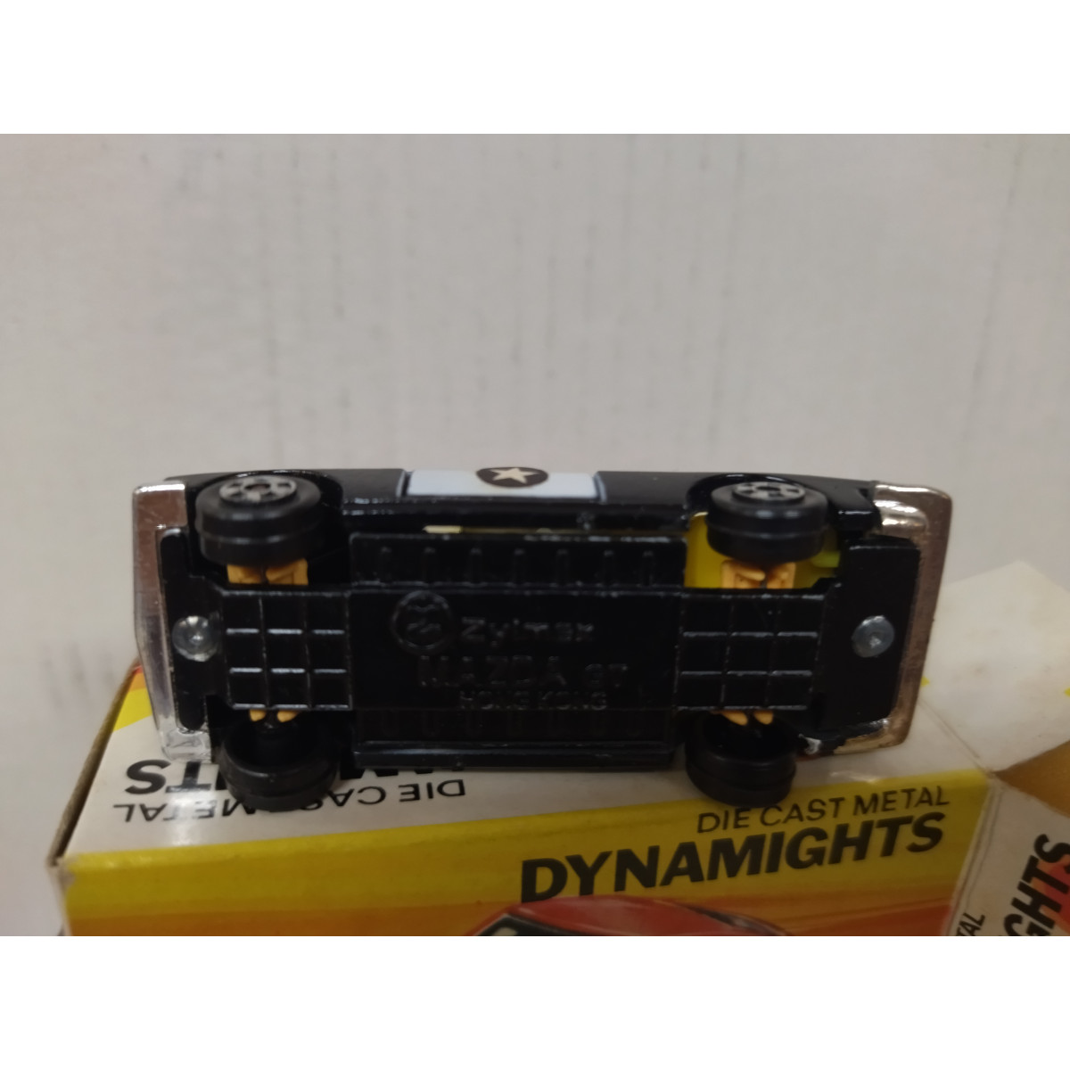 MAZDA GT POLICE apx 1:64 ZYLMEX P306 VINTAGE BOX DYNAMIGHTS HONG KONG - BCN STOCK CARS