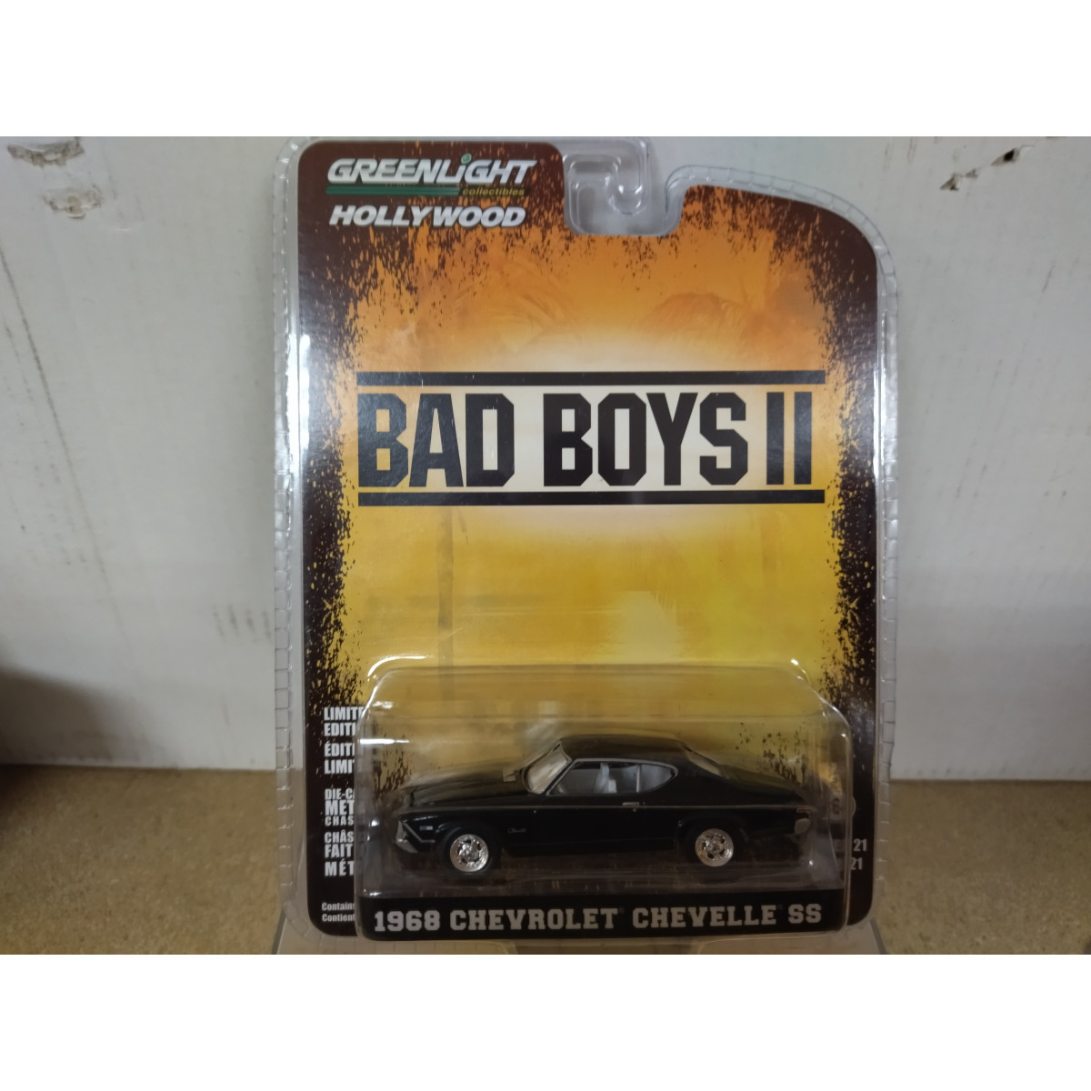 CHEVROLET CHEVELLE SS 1968 BAD BOYS II HOLLYWOOD 1:64 GREENLIGHT - BCN STOCK CARS