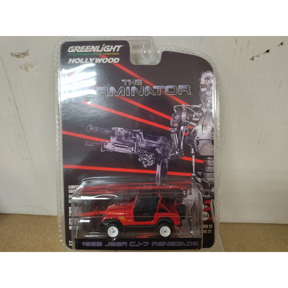 JEEP CJ-7 1983 RENEGADE THE TERMINATOR HOLLYWOOD 1:64 GREENLIGHT - BCN ...
