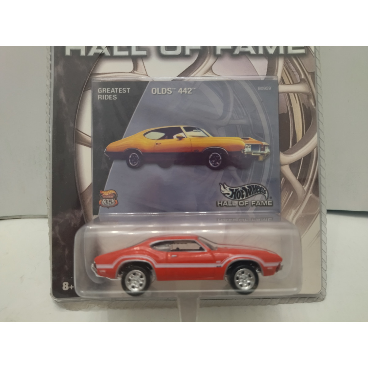 OLDSMOBILE 442 GREATEST RIDES HALL OF FAME 1:64 HOT WHEELS - BCN STOCK CARS