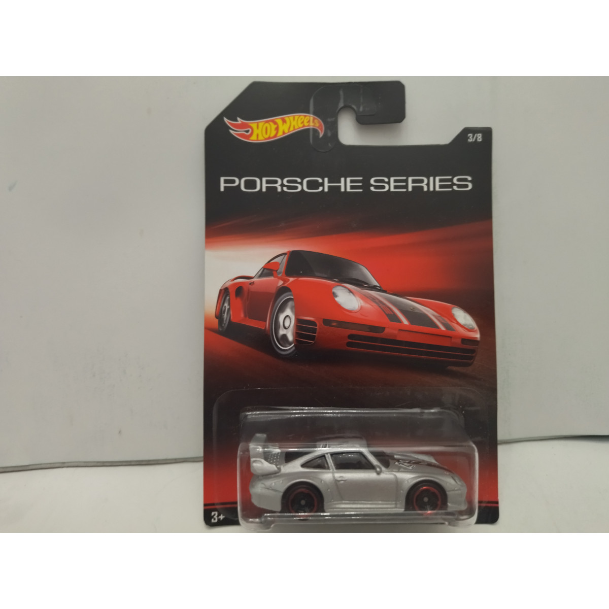 PORSCHE 959 SILVER PORSCHE SERIES 3/8 1:64 HOT WHEELS - BCN STOCK CARS