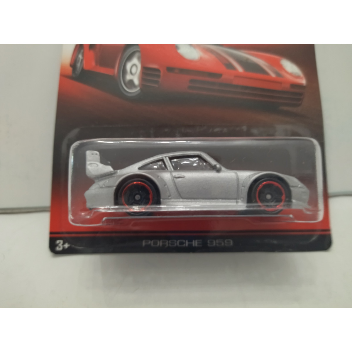 PORSCHE 959 SILVER PORSCHE SERIES 3/8 1:64 HOT WHEELS - BCN STOCK CARS