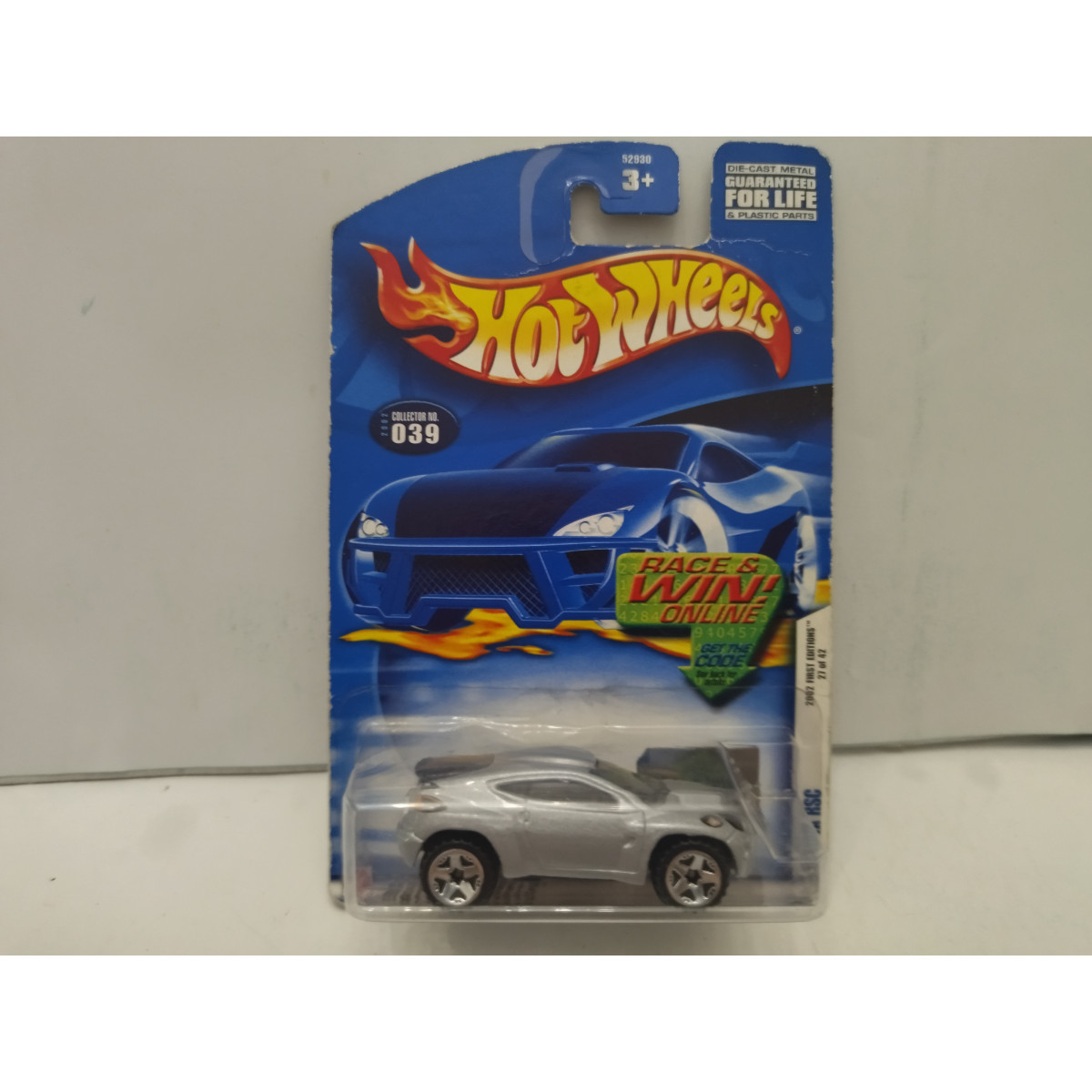 TOYOTA RSC SILVER 2002 FIRST EDITIONS 1:64 HOT WHEELS USA CARD - BCN ...