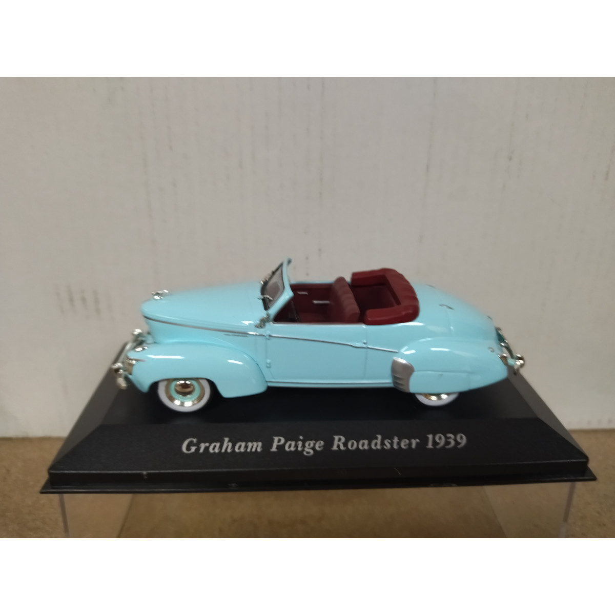 GRAHAM PAIGE 1939 ROADSTER BLUE LIGHT CLASSIC CARS 1:43 ALTAYA IXO ...