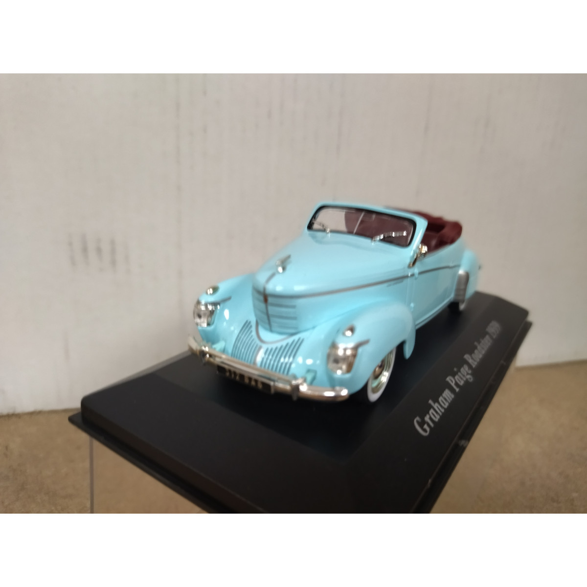 GRAHAM PAIGE 1939 ROADSTER BLUE LIGHT CLASSIC CARS 1:43 ALTAYA IXO ...
