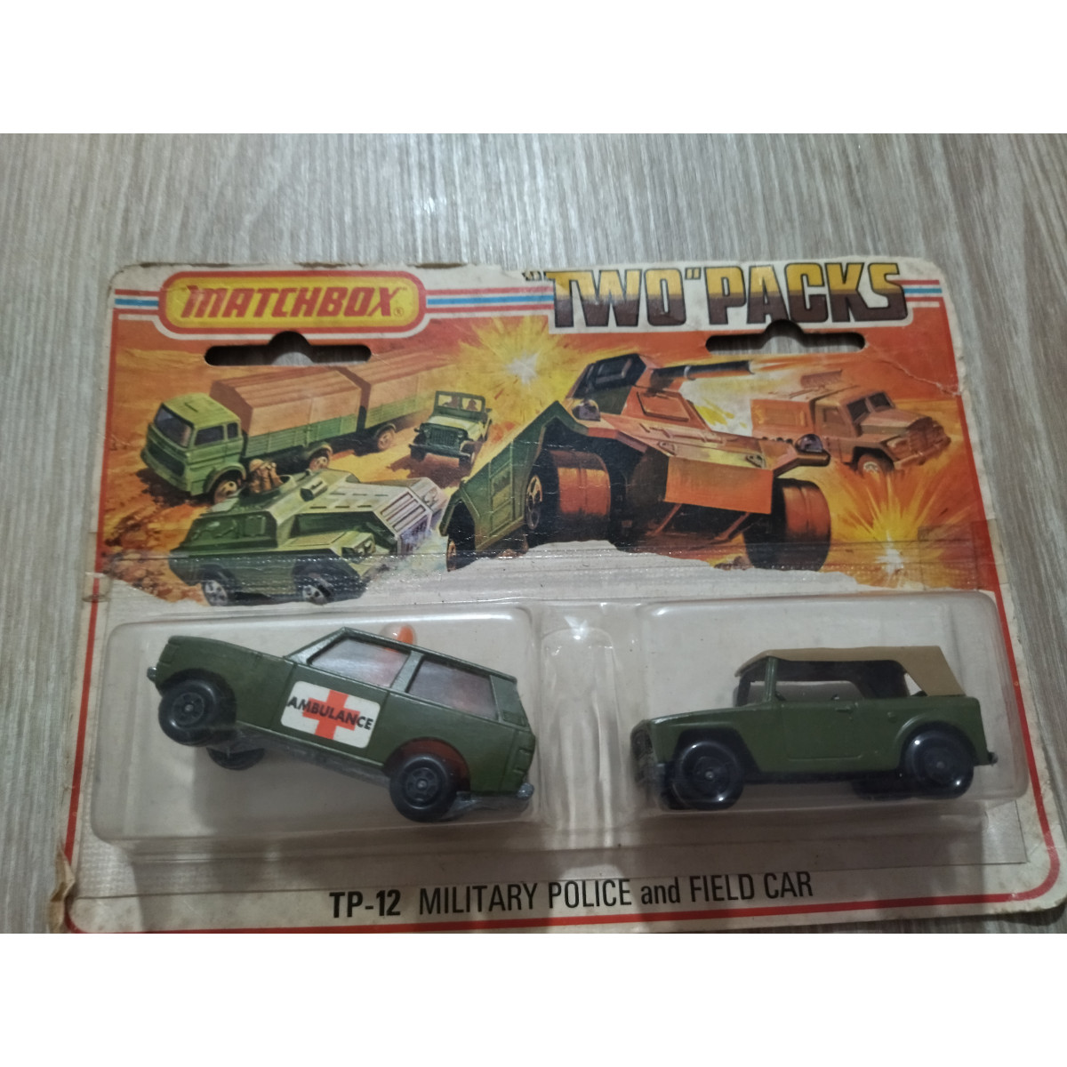 TP-12 MILITARY POLICE and FIELD CAR 1:64 MATCHBOX TWO PACKS - BCN STOCK ...