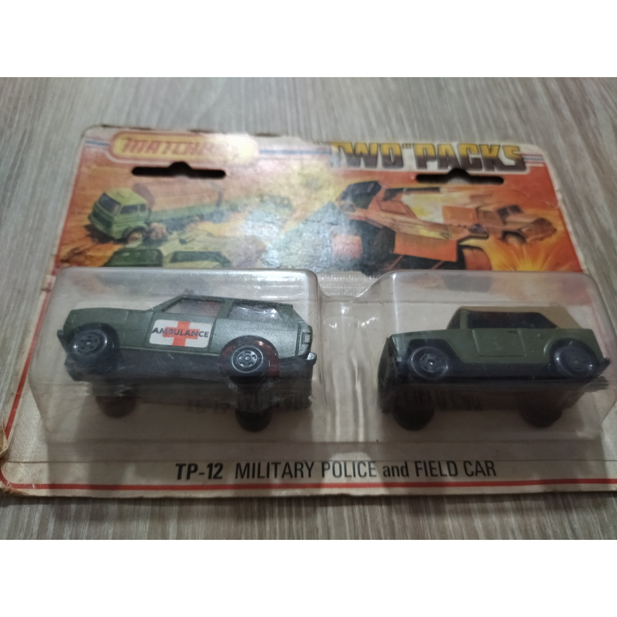 TP-12 MILITARY POLICE and FIELD CAR 1:64 MATCHBOX TWO PACKS - BCN STOCK ...