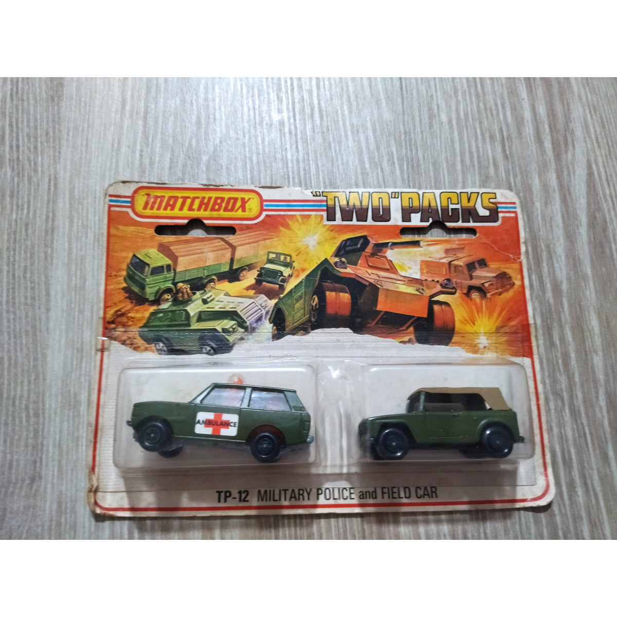 TP-12 MILITARY POLICE and FIELD CAR 1:64 MATCHBOX TWO PACKS - BCN STOCK ...