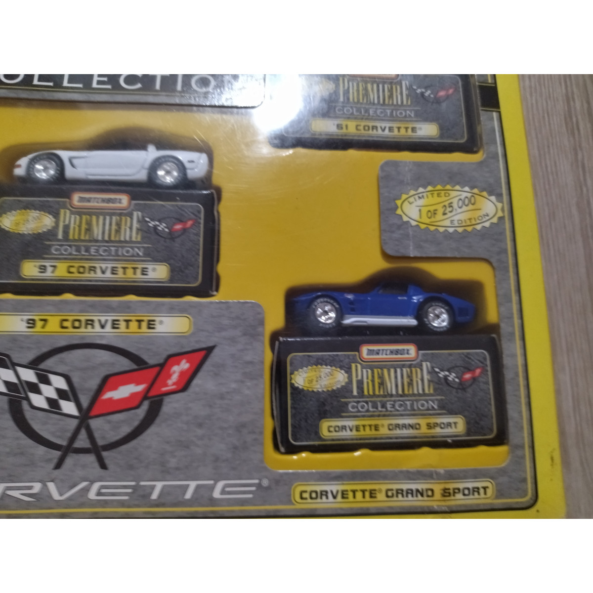 CHEVROLET CORVETTE 5 CARS PREMIERE COLLECTION 1:64 MATCHBOX - BCN STOCK ...