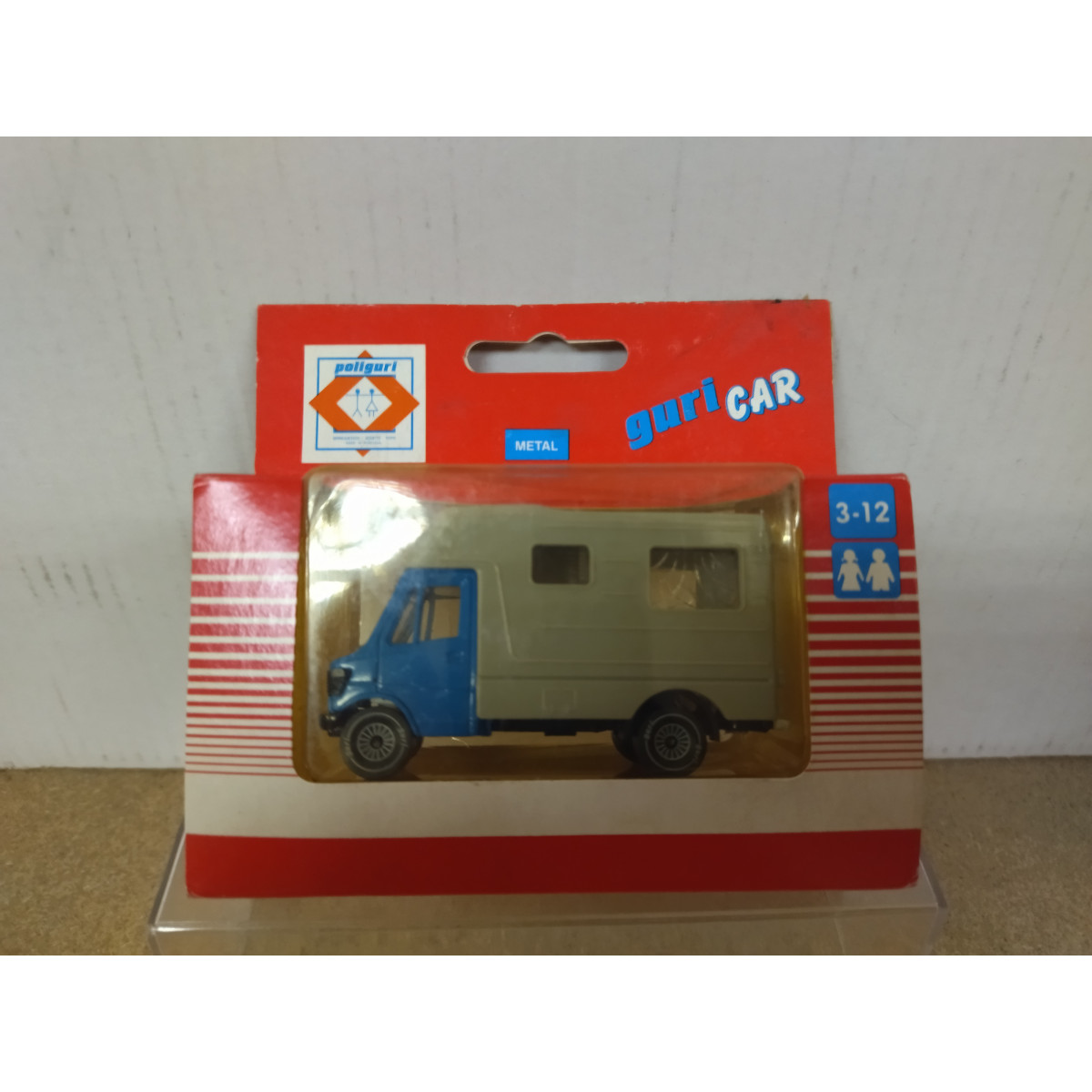 MERCEDES-BENZ TN/T1N 207D/307D CAMPER BLUE/GREY 1:65 POLIGURI W/BOX ...