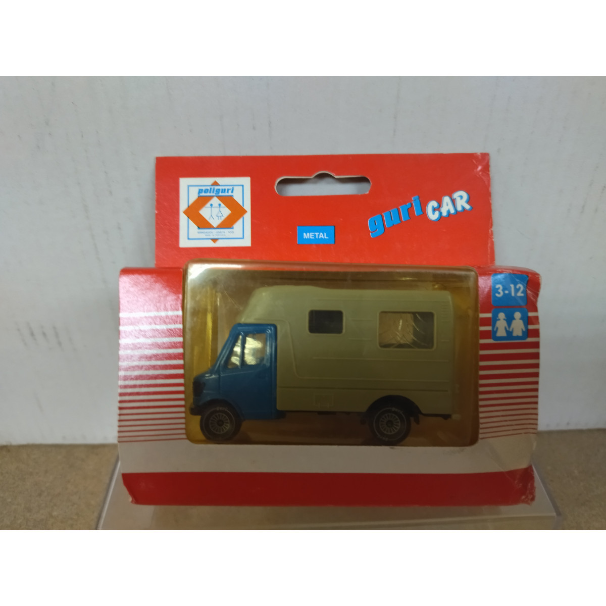 MERCEDES-BENZ TN/T1N 207D/307D CAMPER BLUE/GREY 1:65 POLIGURI W/BOX ...