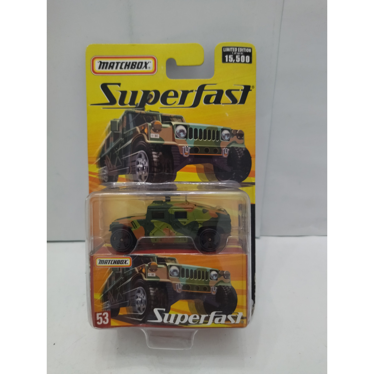 HUMVEE MILITARY SUPERFAST n53 1:64 MATCHBOX - BCN STOCK CARS