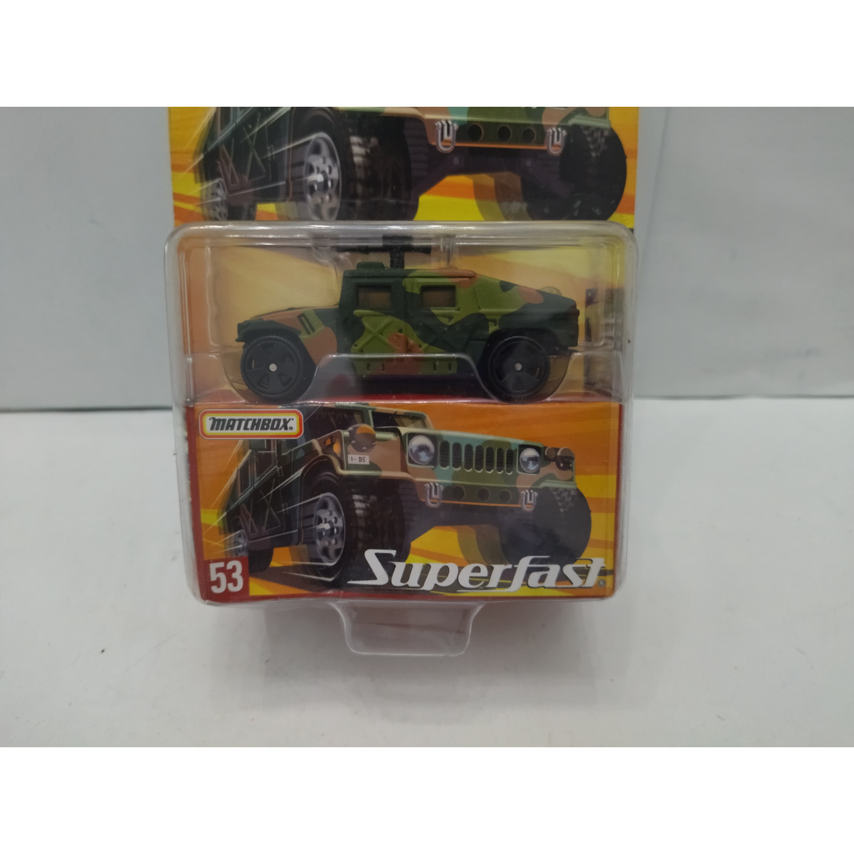 HUMVEE MILITARY SUPERFAST n53 1:64 MATCHBOX - BCN STOCK CARS