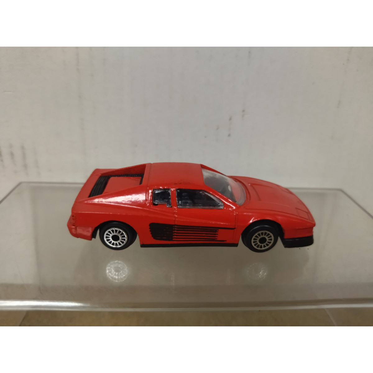 FERRARI TESTAROSSA D88 VINTAGE apx 1:64 ZEE TOYS/ZYLMEX - BCN STOCK CARS