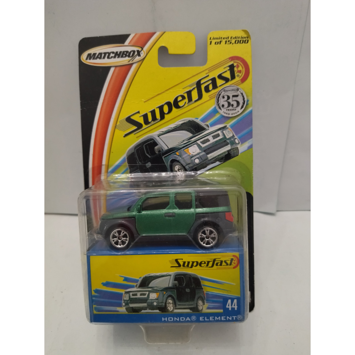 HONDA ELEMENT 35th ANNIVERSARY SUPERFAST 44 1:64 MATCHBOX - BCN STOCK CARS