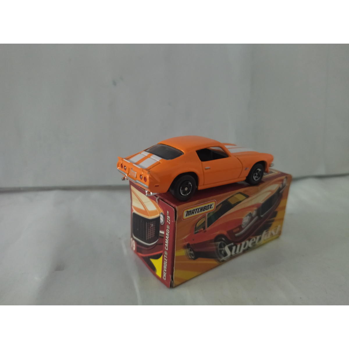 CHEVROLET CAMARO Z-28 SUPERFAST n19 1:64 MATCHBOX OPEN BOX/CAJA ABIERTA ...