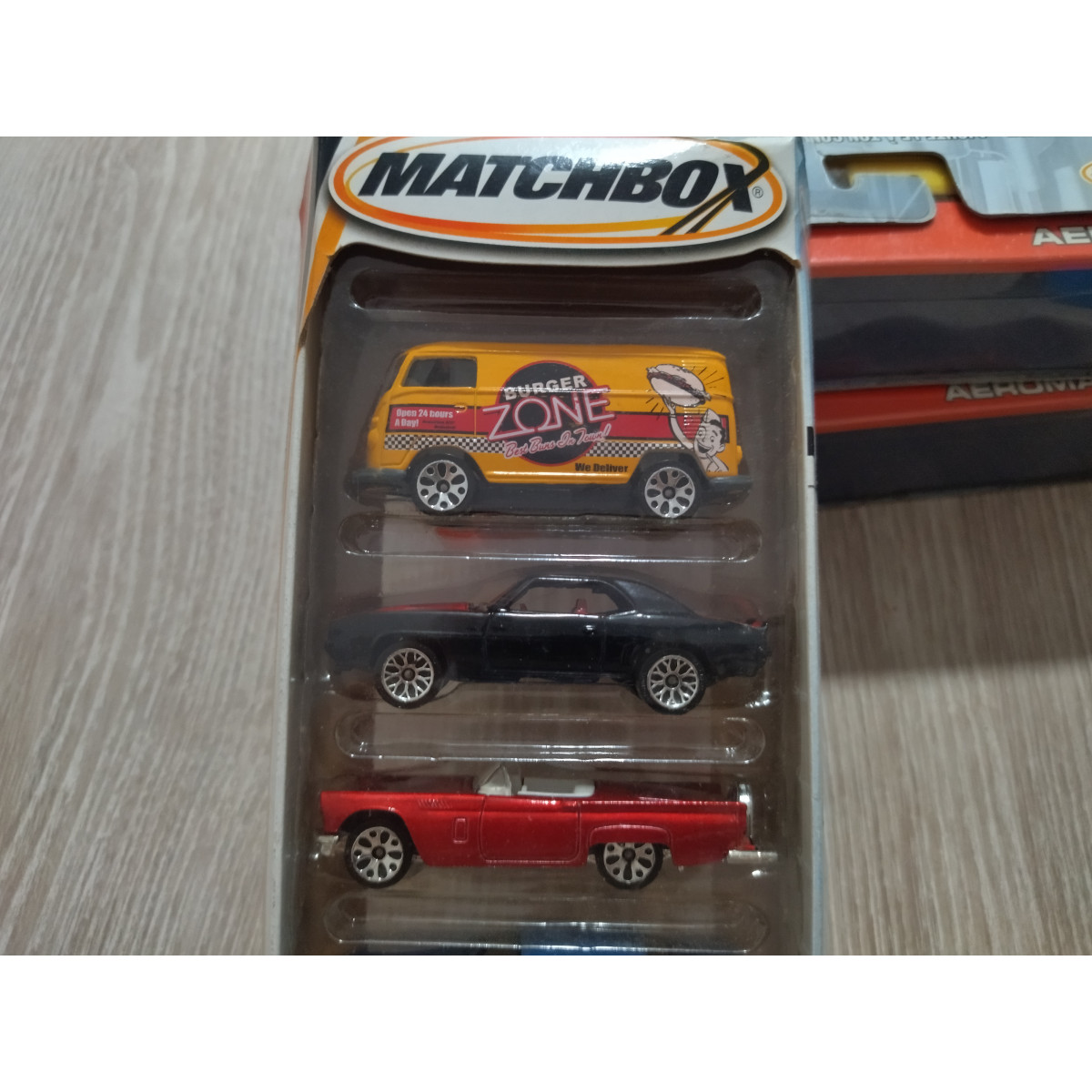 MBX BURGER ZONE 5-PACK VEHICLES ASSORT ( VW FORD ) 1:64 MATCHBOX - BCN ...