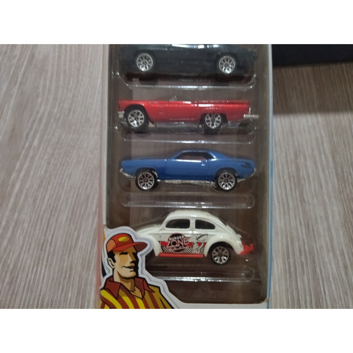 MBX BURGER ZONE 5-PACK VEHICLES ASSORT ( VW FORD ) 1:64 MATCHBOX - BCN ...