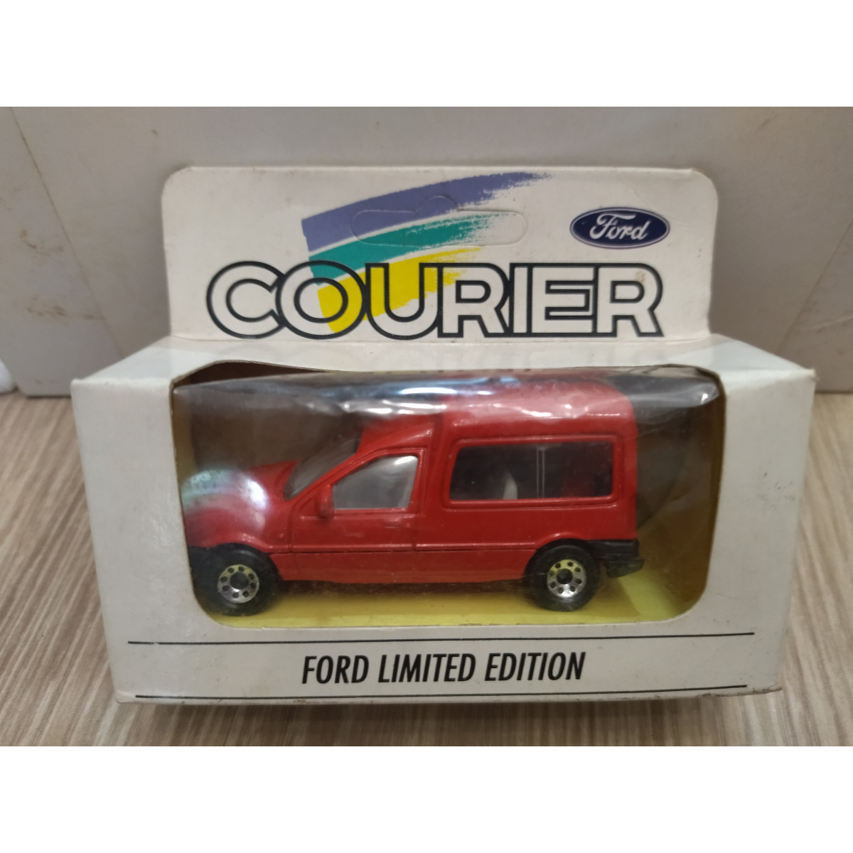 FORD COURIER VAN RED PROMOTIONAL FORD LIMITED 1:54/apx 1:64 MATCHBOX ...