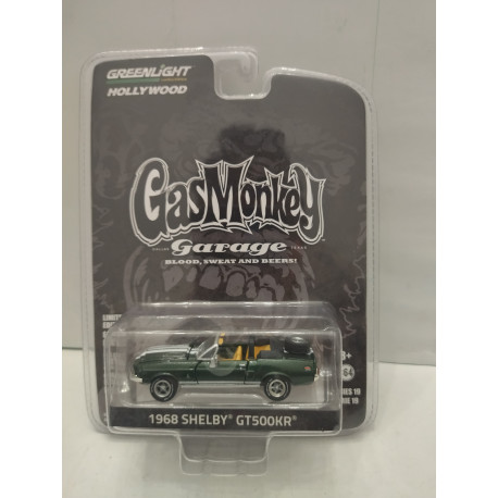 SHELBY GT-500KR 1968 GAS MONKEY GARAGE 1:64 GREENLIGHT - BCN STOCK CARS