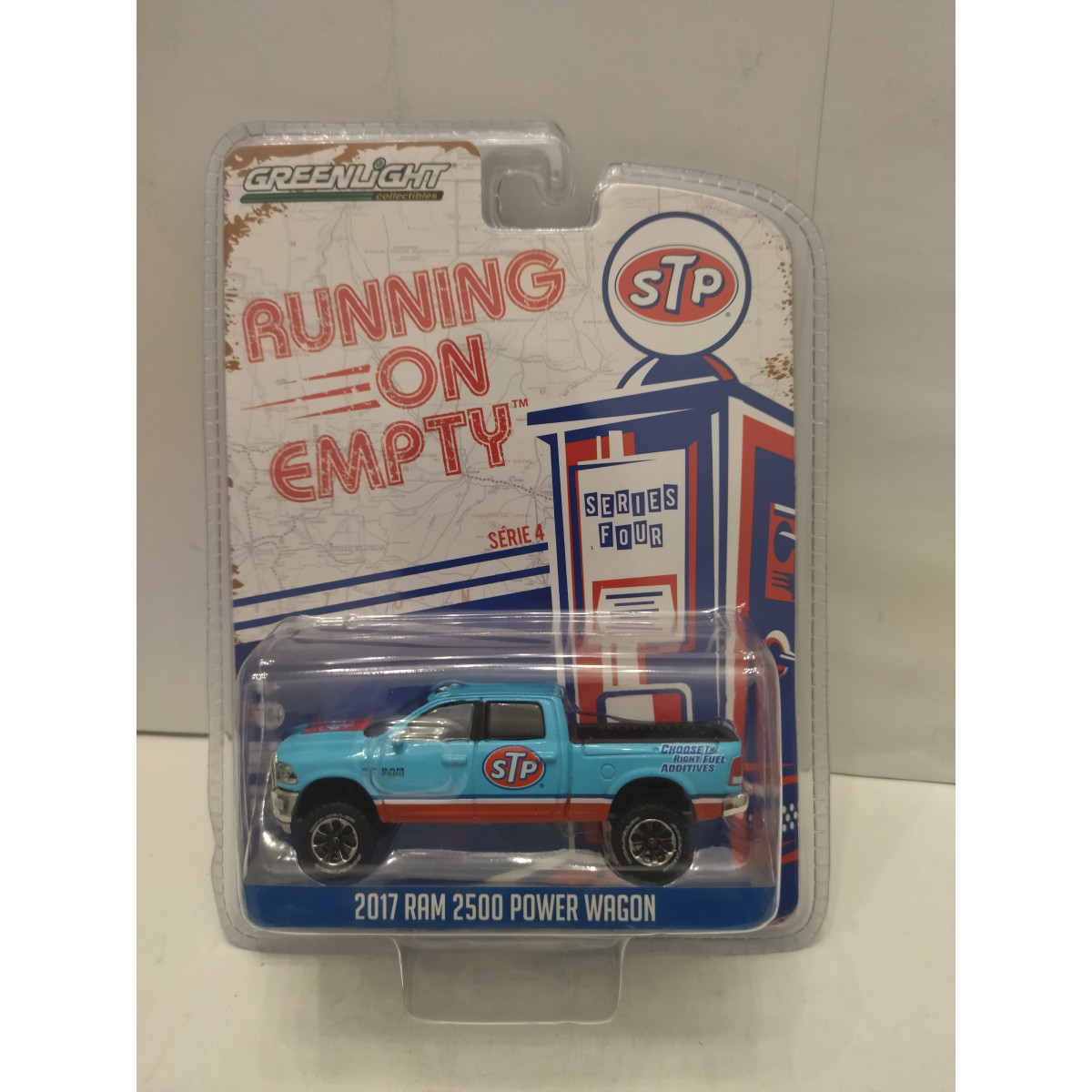 RAM 2500 2017 POWER WAGON RUNNING STP 1:64 GREENLIGHT - BCN STOCK CARS
