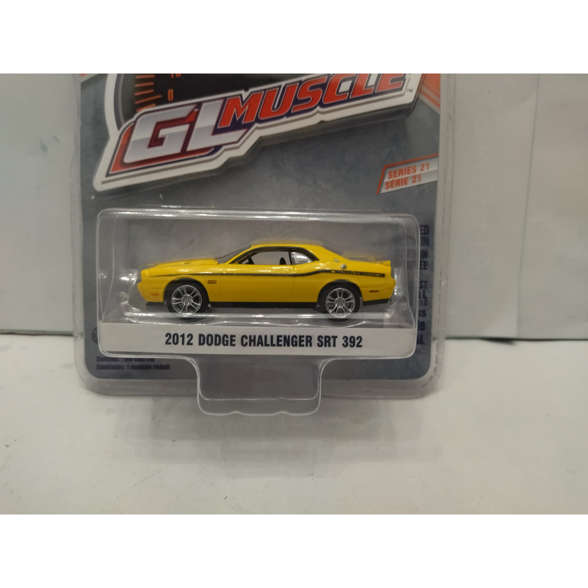 DODGE CHALLENGER 2012 SRT 392 YELLOW GL MUSCLE 1:64 GREENLIGHT - BCN ...