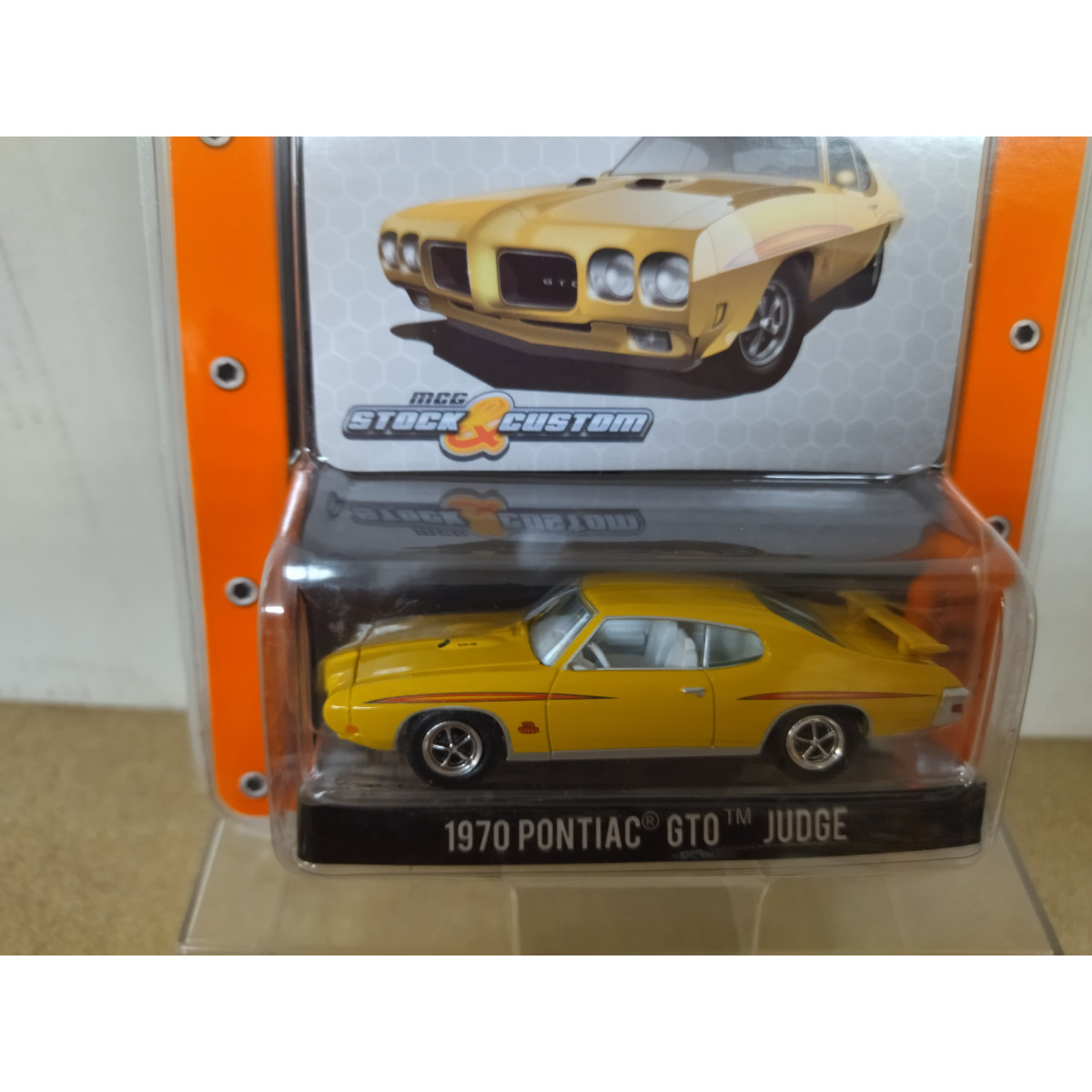 PONTIAC GTO 1970 JUDGE GARAGE 1:64 GREENLIGHT - BCN STOCK CARS