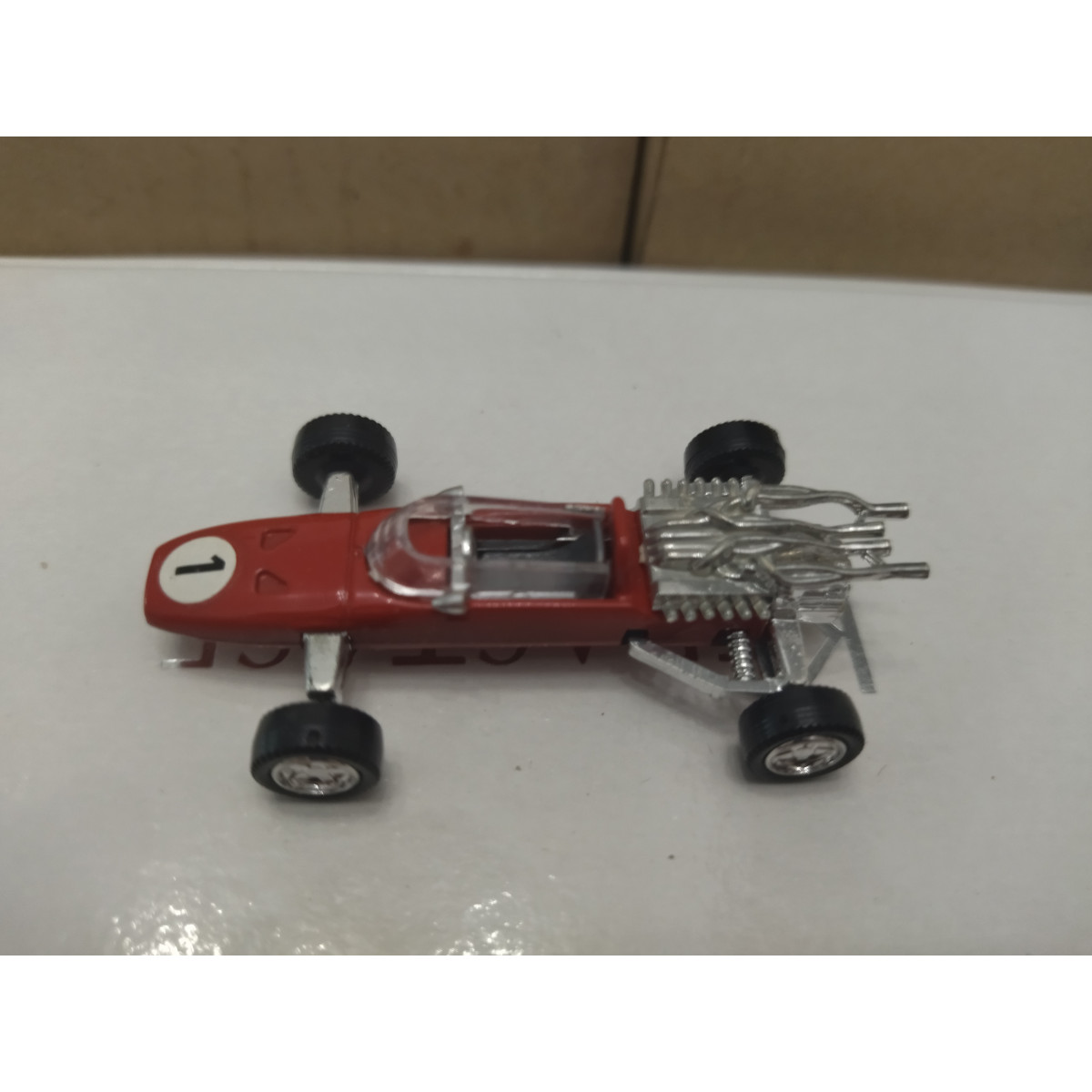 FERRARI FORMULA 2 RED 1:66/apx 1:64 SCHUCO 306840 VINTAGE GERMANY NO ...