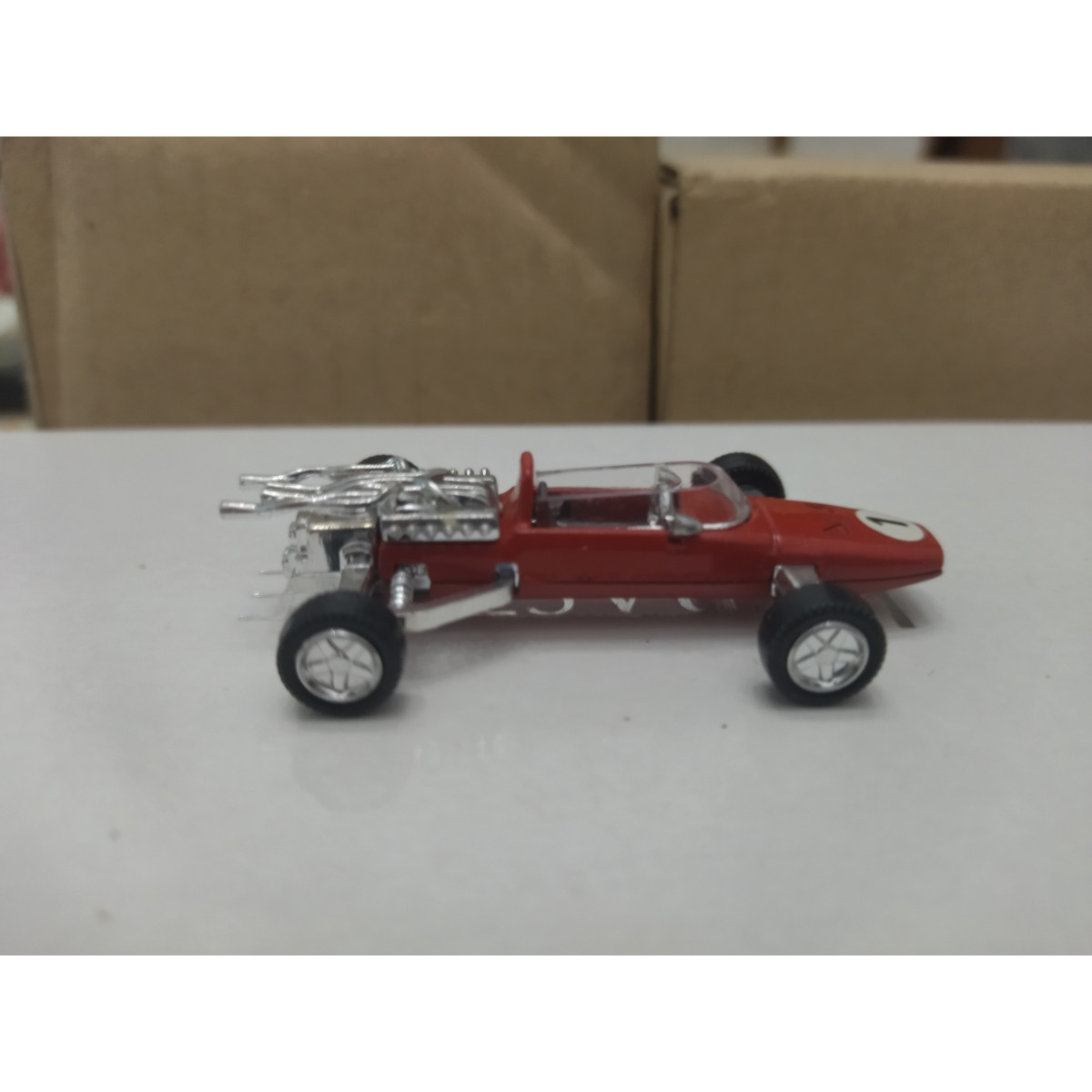 FERRARI FORMULA 2 RED 1:66/apx 1:64 SCHUCO 306840 VINTAGE GERMANY NO ...