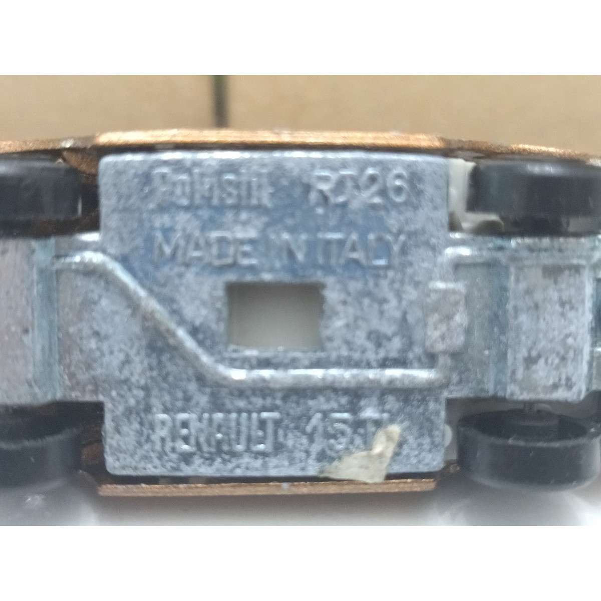 RENAULT 15 TL GOLD apx 1:64 POLISTIL RJ26 NO BOX/VINTAGE MADE ITALY ...