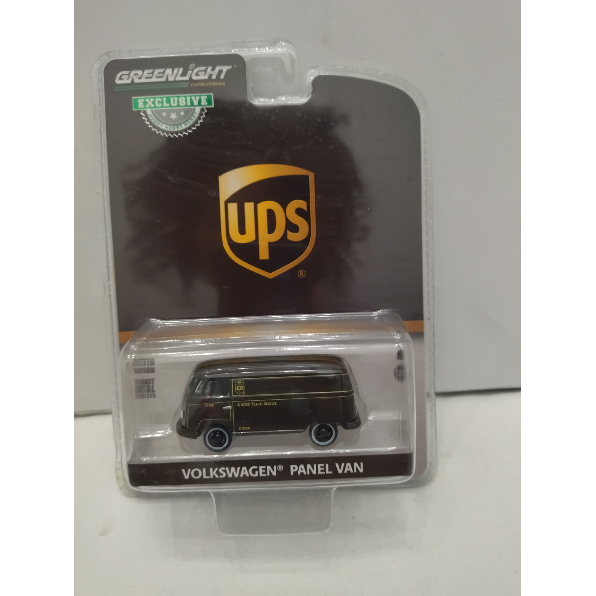 VOLKSWAGEN T1 PANEL VAN UPS 1:64 GREENLIGHT - BCN STOCK CARS