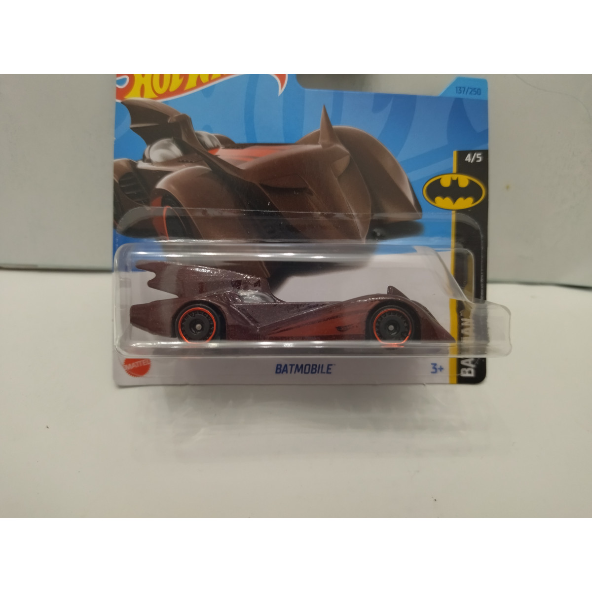 BATMAN BATMOBILE DARK RED 4/5 BATMAN 137/250 1:64 HOT WHEELS - BCN ...