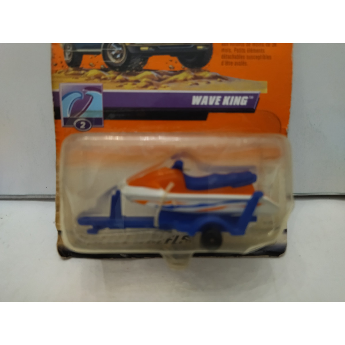 WAVE KING WATERCRAFT W/LIFT/MOTO ACUATICA CON REMOLQUE MB8 MATCHBOX NEW ...