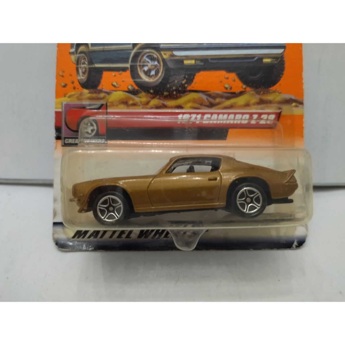 CHEVROLET CAMARO 1971 Z/28 GOLD MB18 MATCHBOX - BCN STOCK CARS