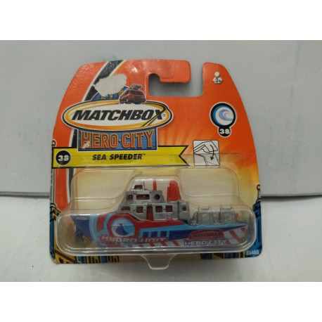 SEA SPEEDER HERO-CITY 38 1:64 MATCHBOX BOX - BCN STOCK CARS