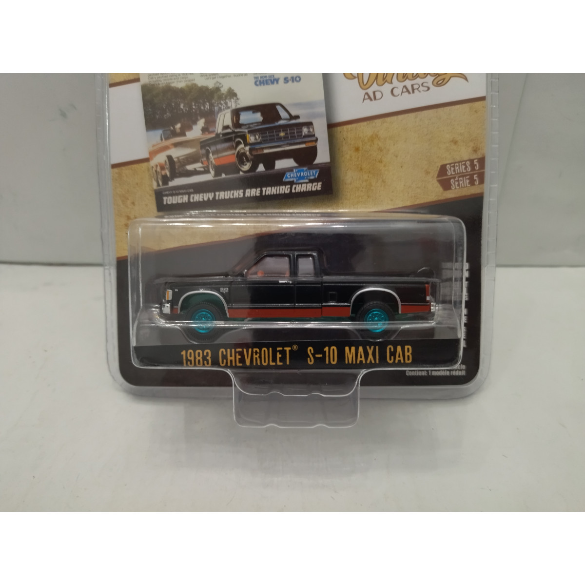CHEVROLET S-10 1983 MAXI CAB VINTAGE AD CARS GREENMACHINE 1:64 ...