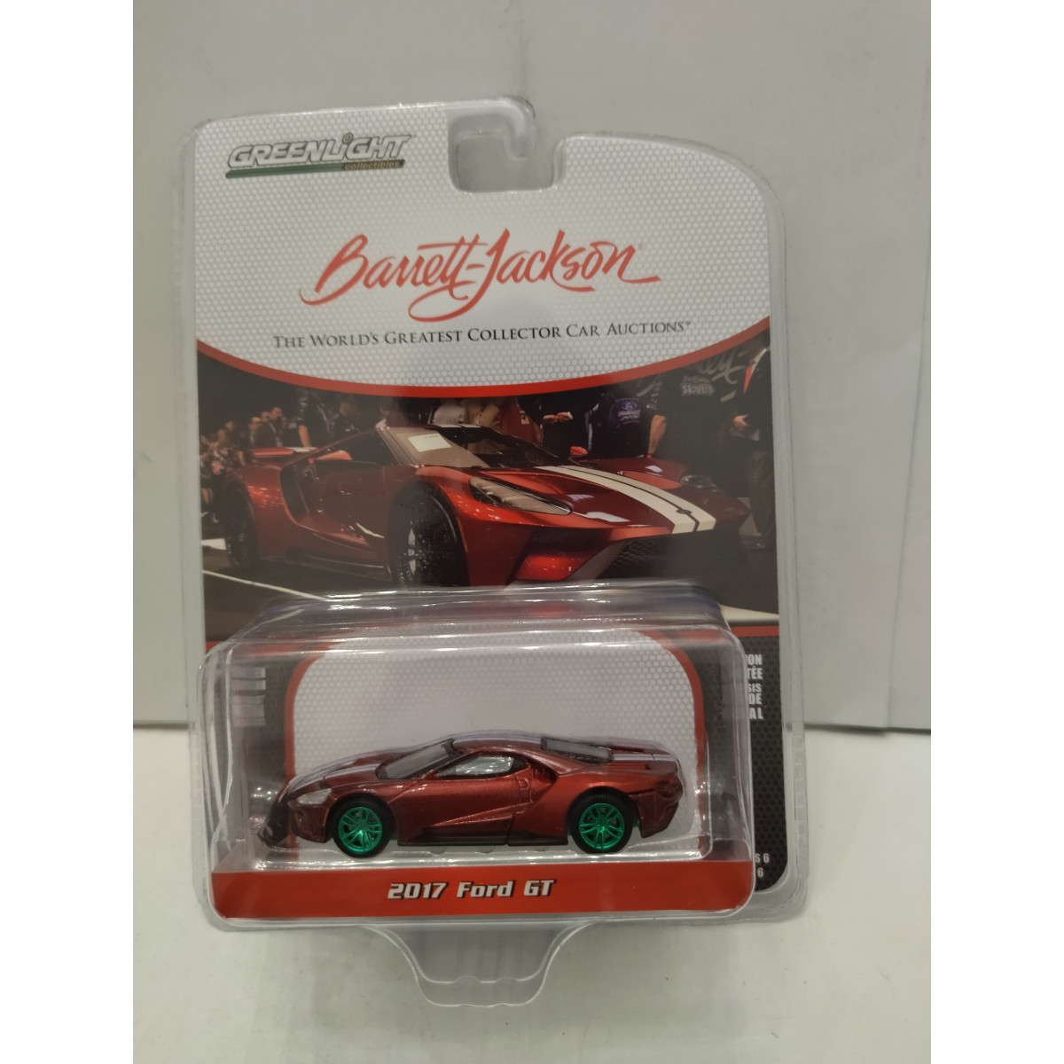 FORD GT 2017 RED BARRETT-JACKSON GREENMACHINE 1:64 GREENLIGHT - BCN ...
