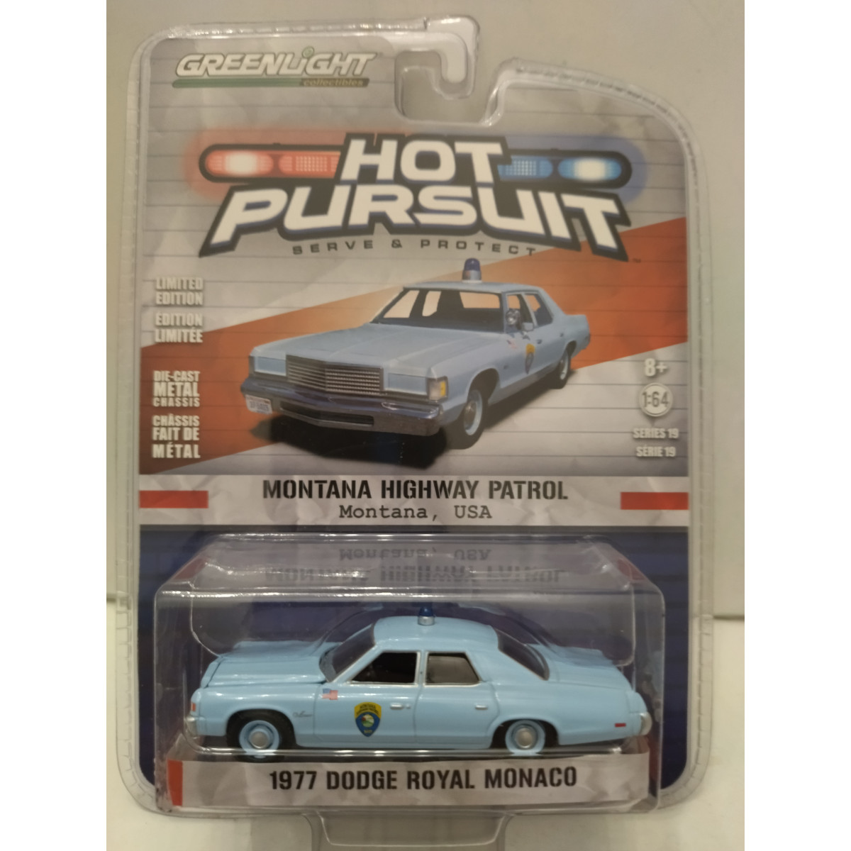 DODGE ROYAL MONACO 1977 USA POLICE MONTANA HIGHWAY PATROL 1:64 ...